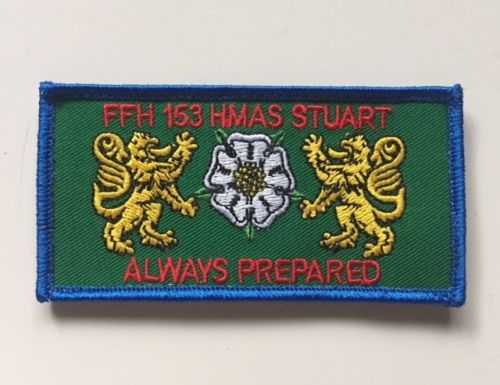 HMAS Stuart DPNU Uniform Patch - RAN Uniforms, Navy Accessories Medals ...