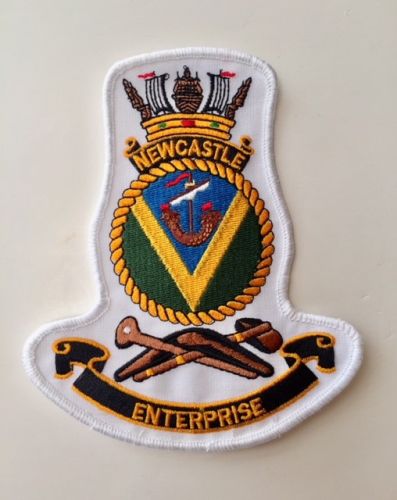 HMAS Newcastle Cloth Patch - RAN Uniforms, Navy Accessories Medals ...